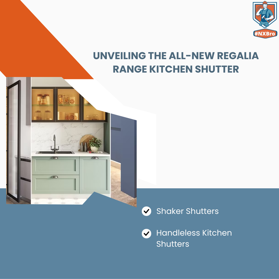 Unveiling the All-New Regalia Range Kitchen Shutter - NX Interior